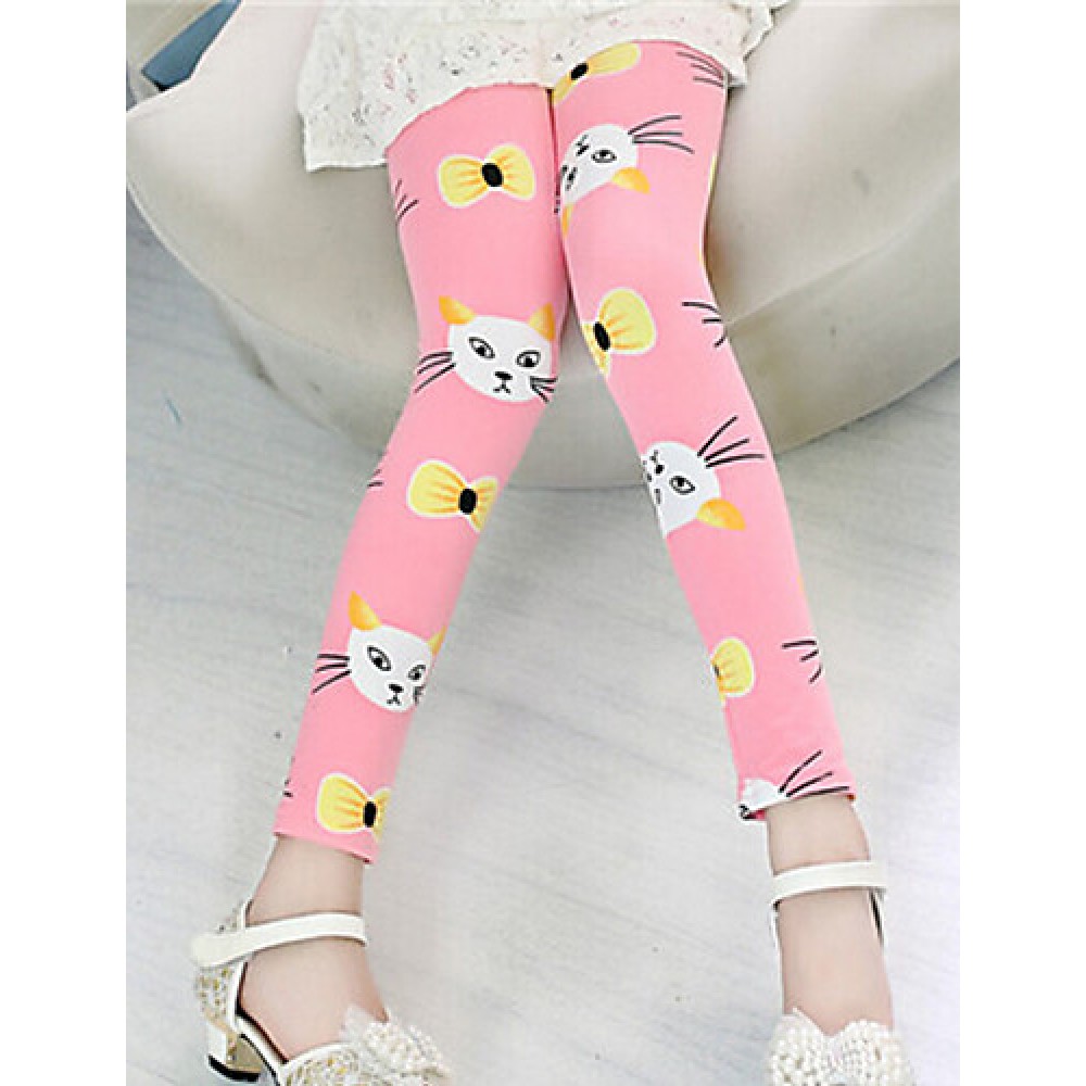 Girl's Pants,Cotton All Seasons Blue / Pink / Yellow